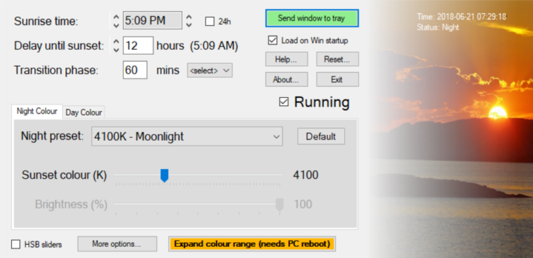 sunset-screenshot | SortOutMy.Life