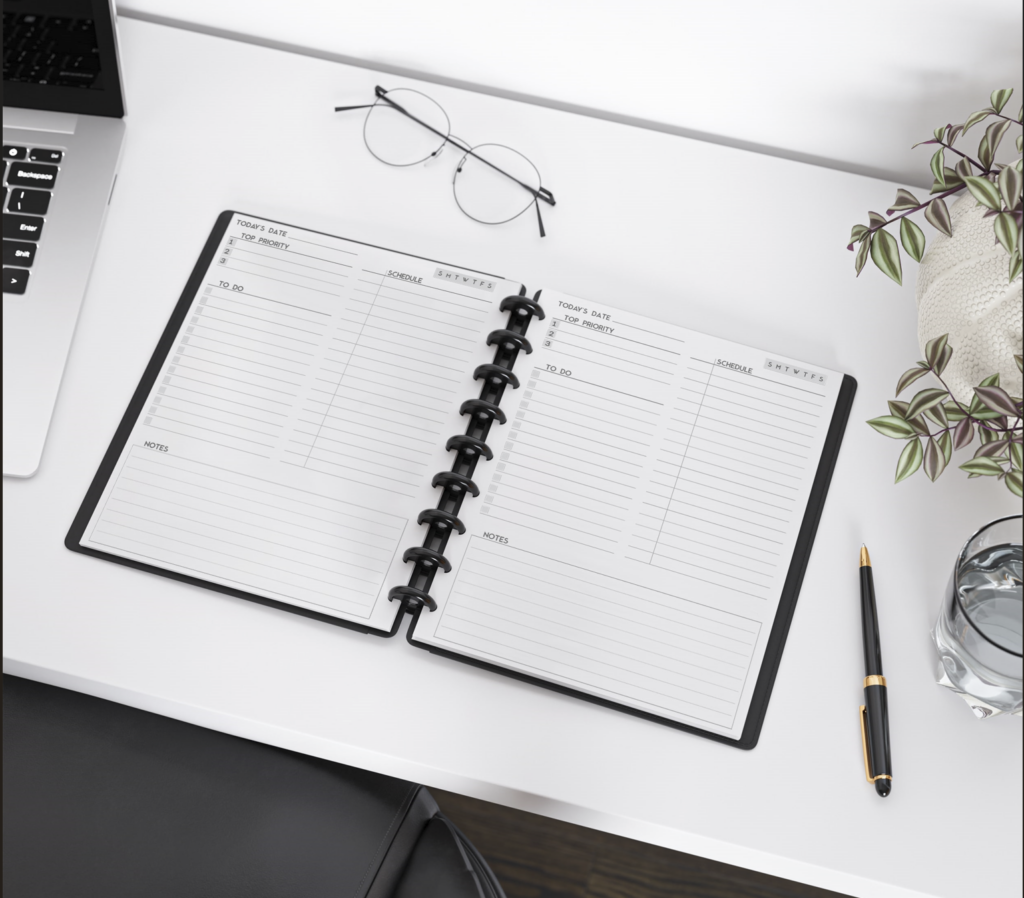 Custom daily planner SortOutMy Life