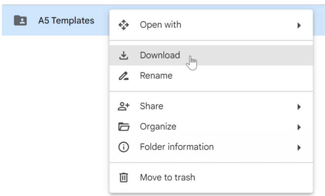 Free A5 Printable PDF Template Downloads, No Signup Required